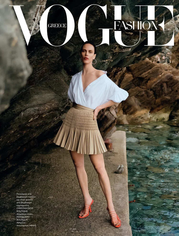 Aymeline Valade in 'Siren Call' in Syros for Vogue Greece June — Anne ...