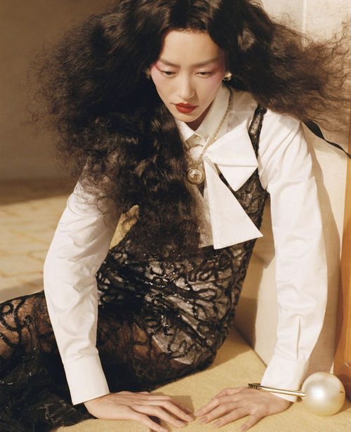 Liu Wen in Chanel for W Magazine China September 2025 by Nadine Ijewere ...