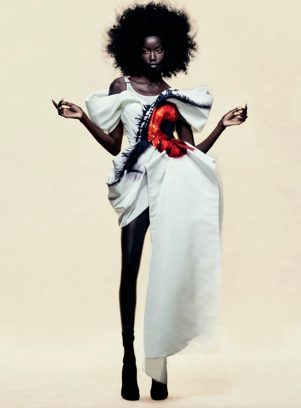 Anok Yai's 'Changing Direction' by Rafael Pavarotti British Vogue ...