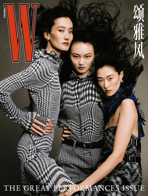 Chu Wong, He Cong, Lina Zhang by Zhong Lin for W Magazine China Vol.5 ...