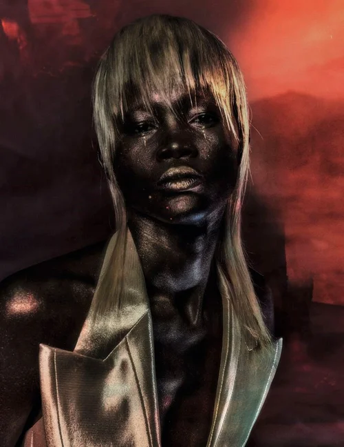 Mario Vivanco Flashes Anyiel Majok in 'Imagine' for 10 Magazine — Anne ...