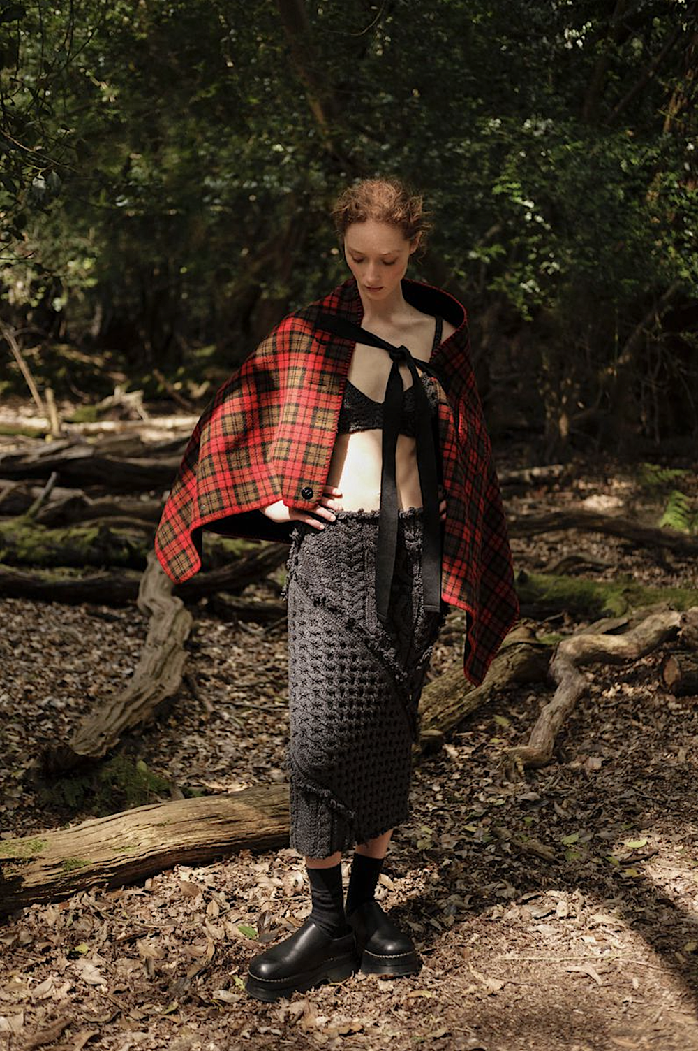 Lydia Reid Hugs Noble Plaids by JUANKR for Vogue Portugal — Anne of ...