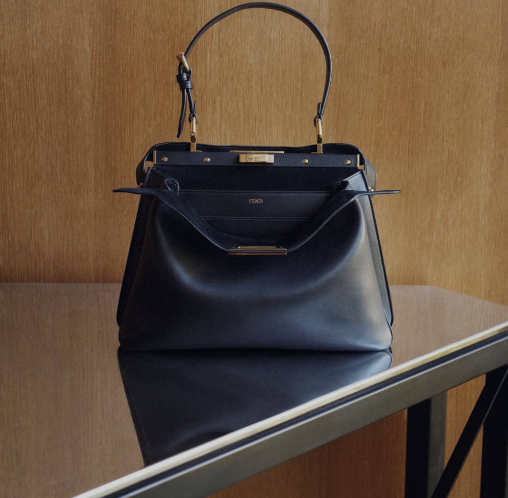 Fendi Peekaboo Soft Small Spring 2025 Campaign Delights — Anne of ...
