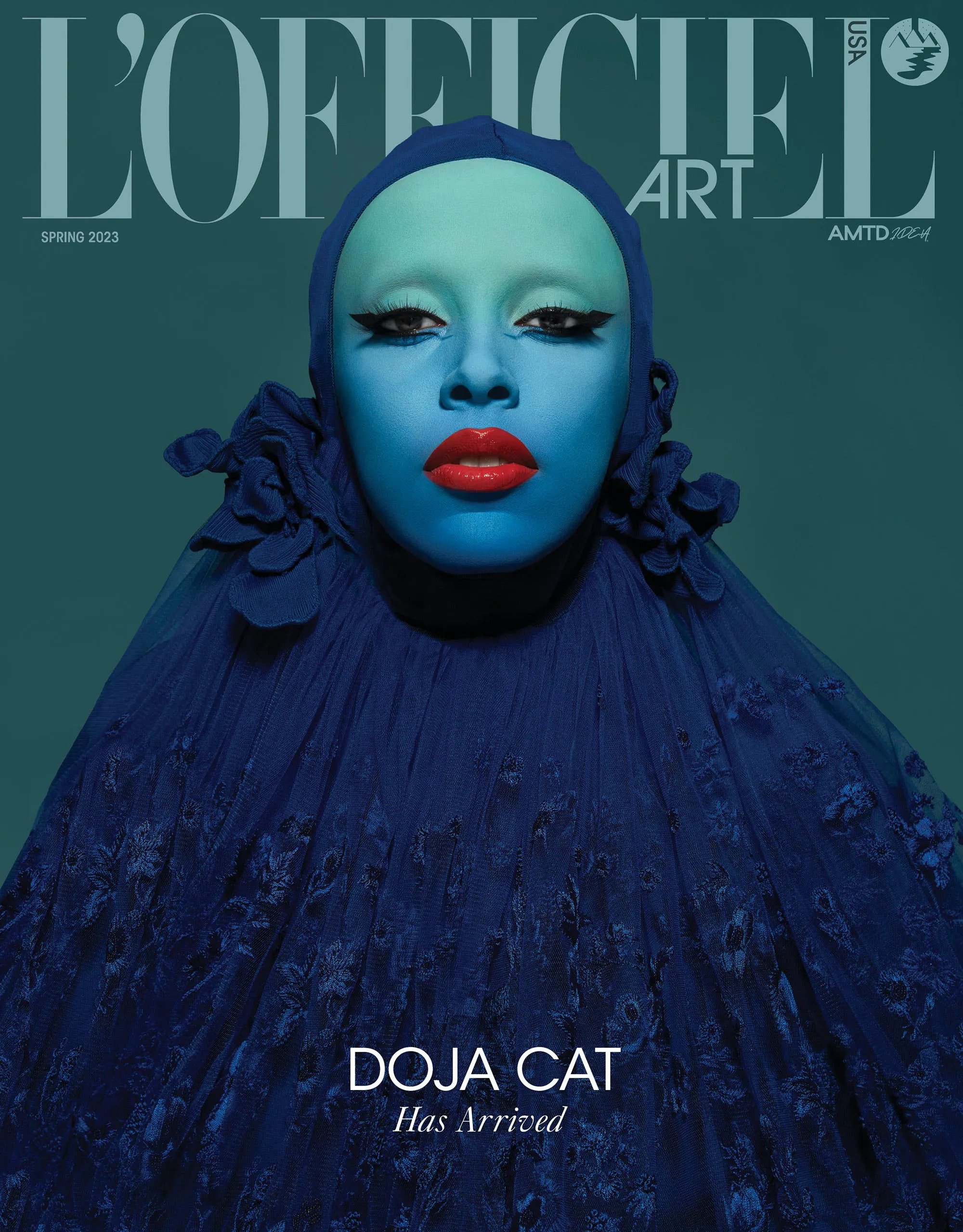 Doja Cat in L'Officiel Spring 2023 Global Art Issue by Greg Lotus ...