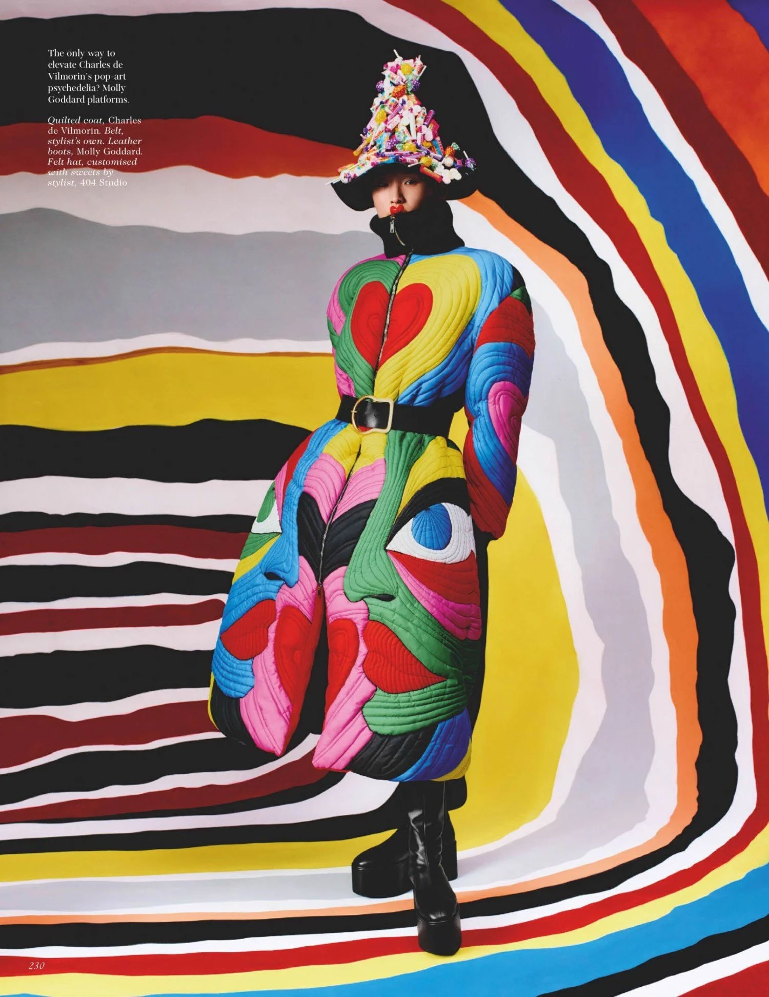 Rafael Pavarotti Flashes '70s Psychedelic Prints in British Vogue ...