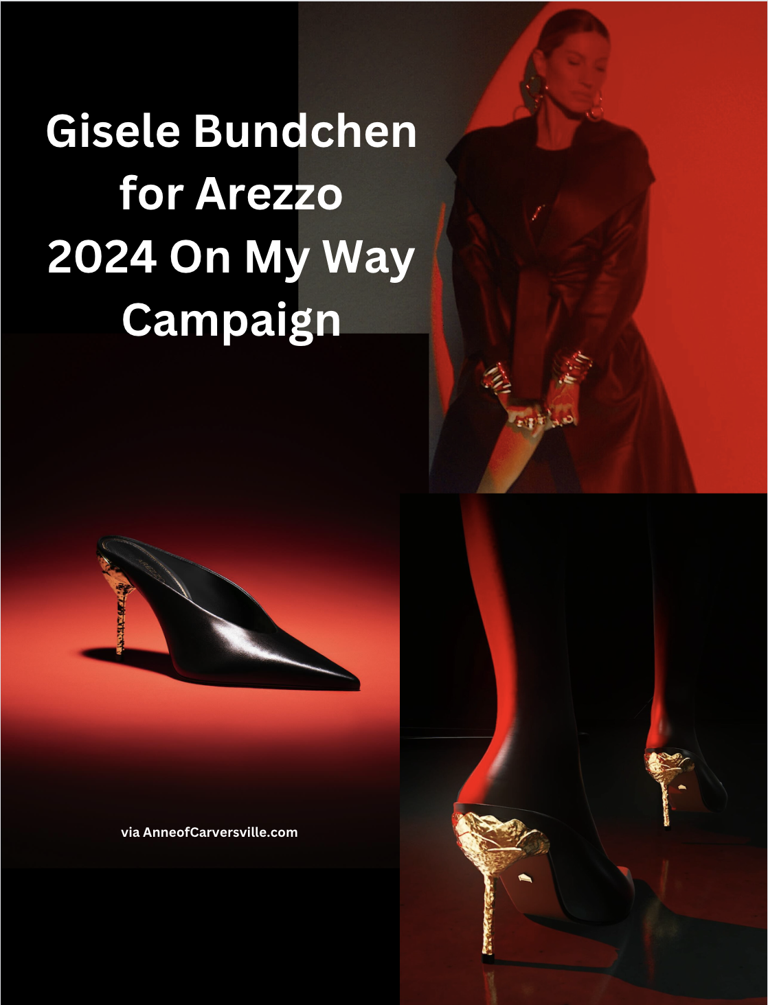 Gisele Bündchen Front's Arezzo's 2024 'On My Way' Campaign — Anne of Carversville