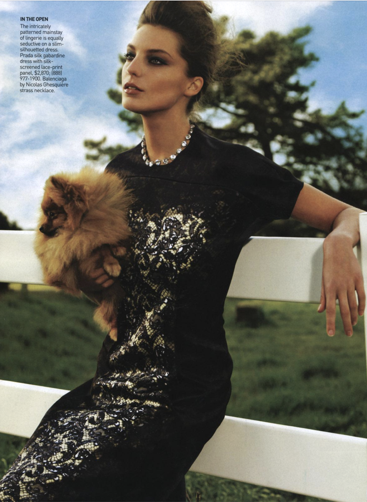 Daria Werbowy and Pierce Brosnan in 'San Francisco Chronicles' Vogue US ...