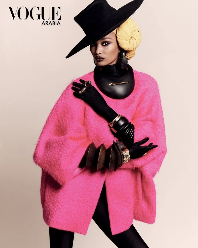 Ugbad Abdi and Hani Go Bold by Luigi & Iango for Vogue Arabia April ...