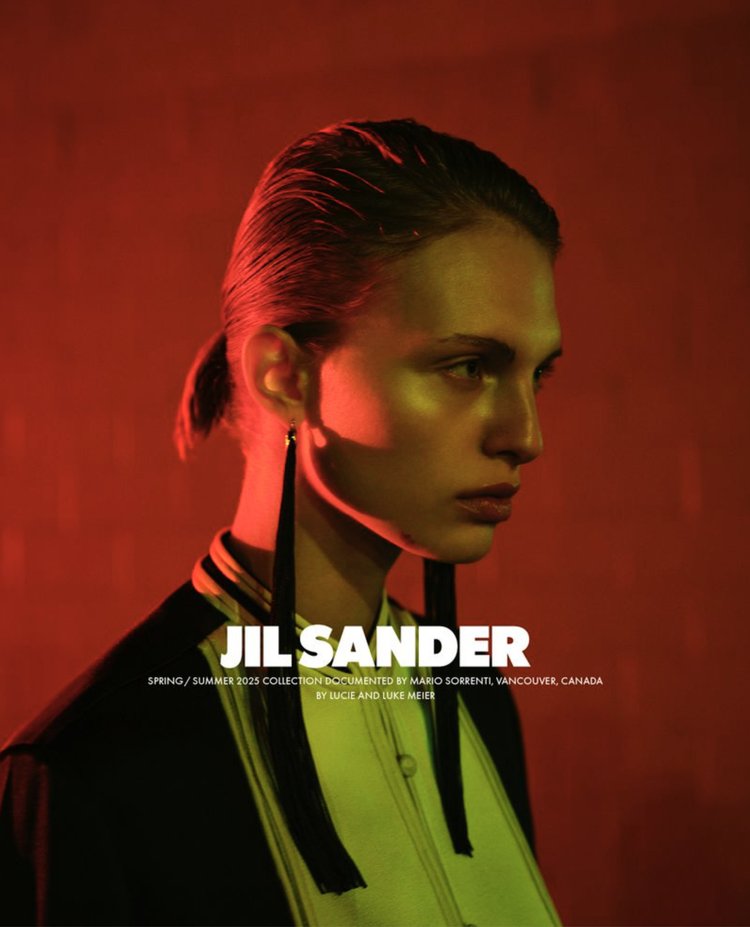 JIL SANDER SS 2025 Campaign by Mario Sorrenti with Karolina Spakowski ...