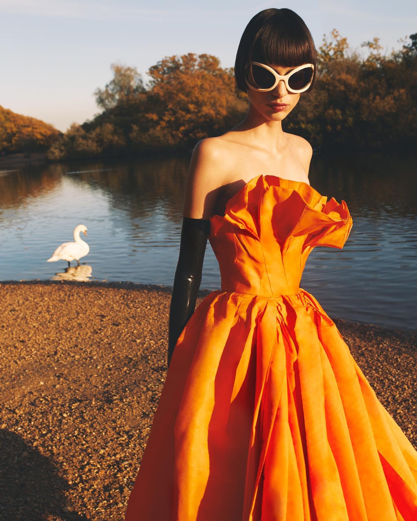 Paulina Pitsikalis in 'Center of Attention' by Morgan Roberts for Vogue ...