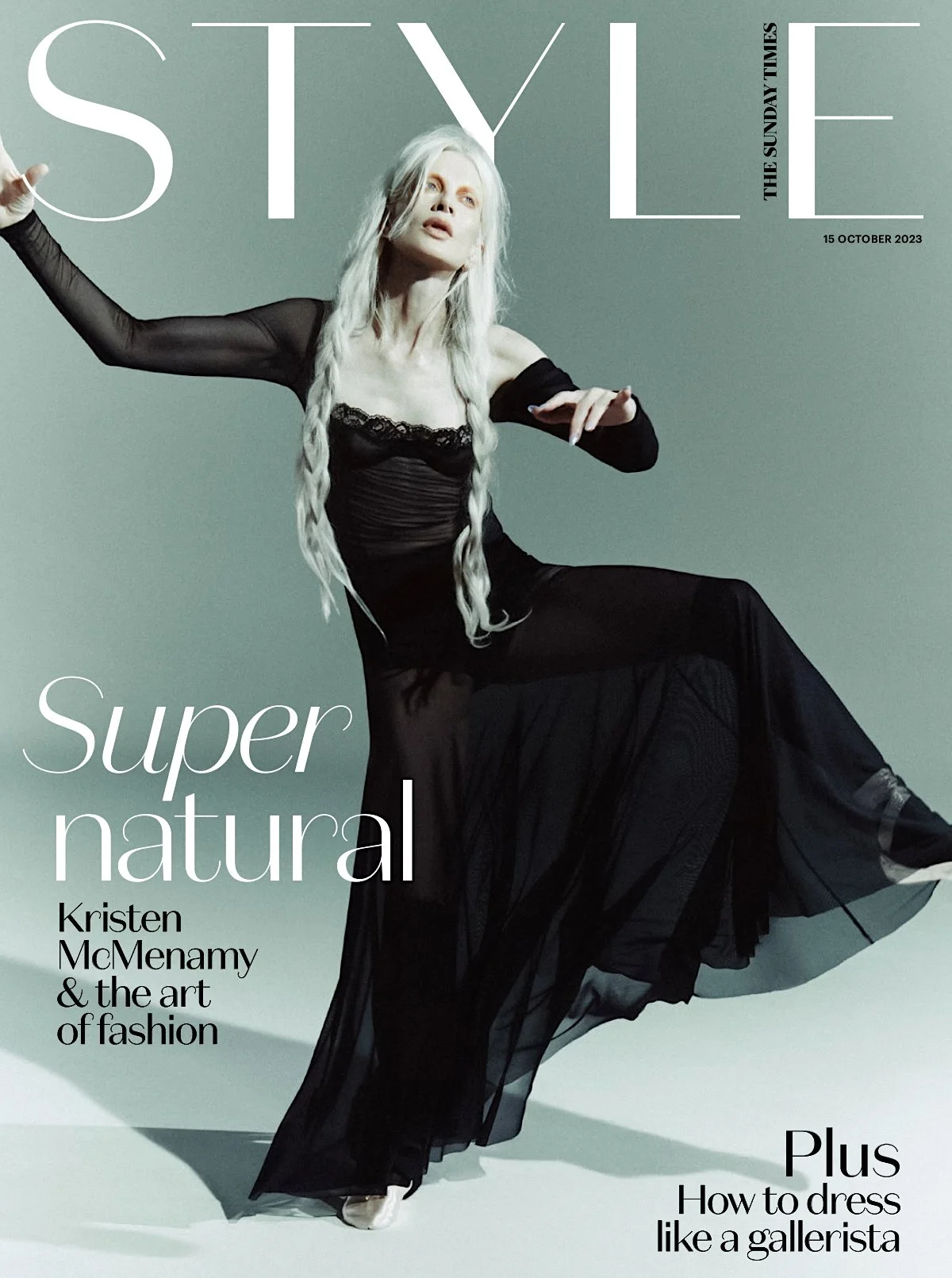 Kristen McMenamy in Sunday Times Style October 15, 2023 by Melanie ...