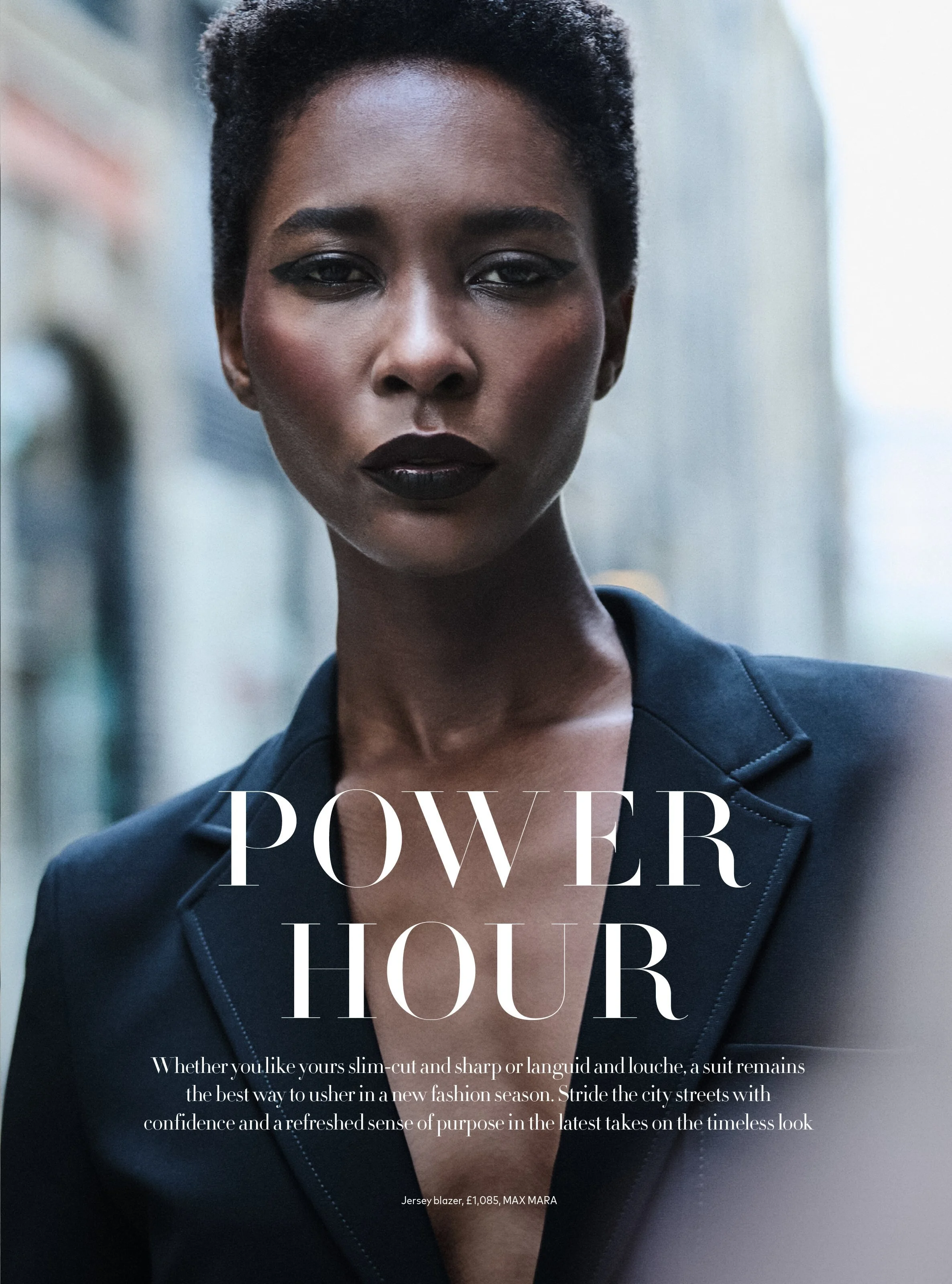 Mahany Pery Suits Up in Bazaar UK March 2025 by Boo George — Anne of ...