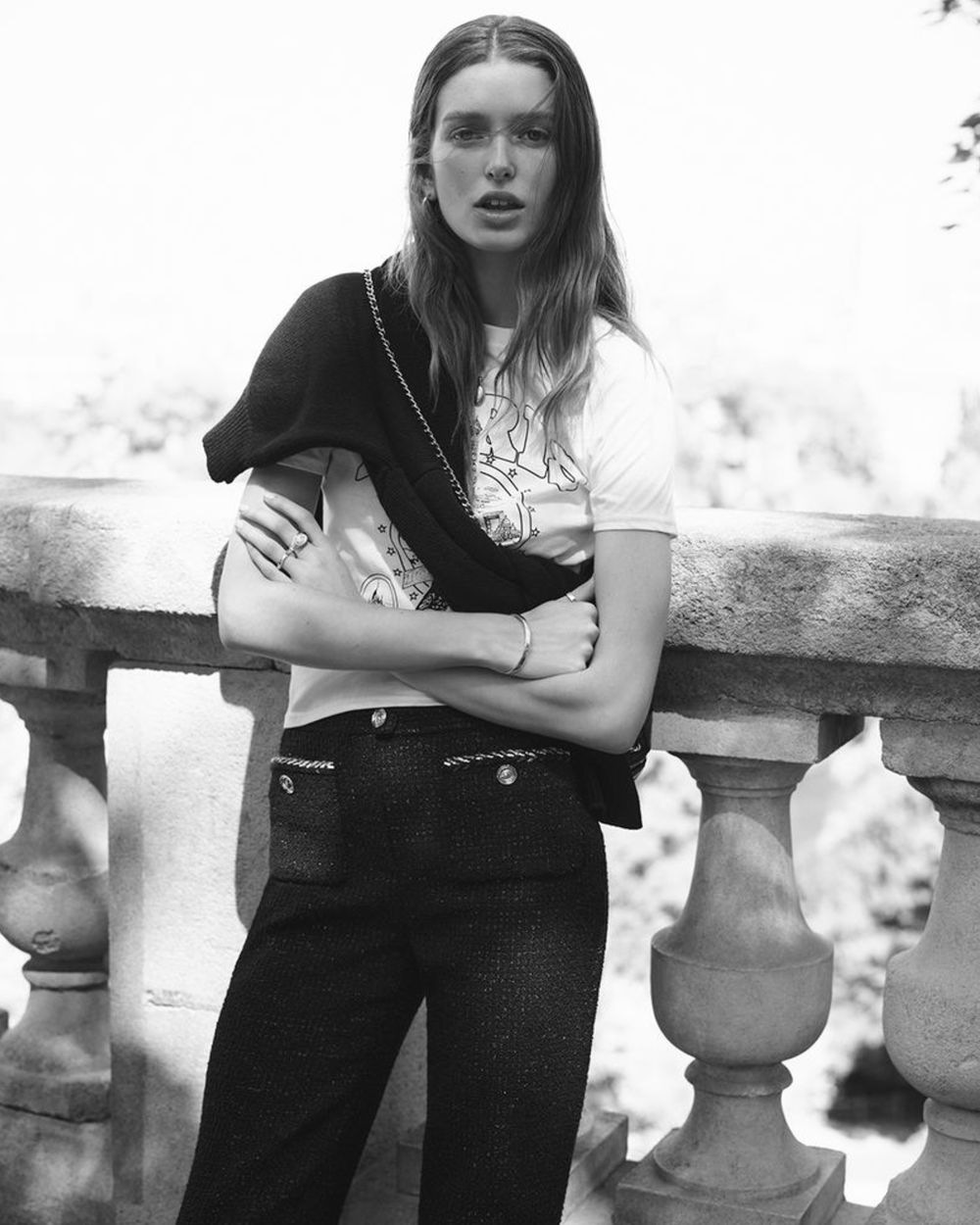 Stella Hanan in Paris for British Vogue July 2025 by Bruno Staub — Anne ...