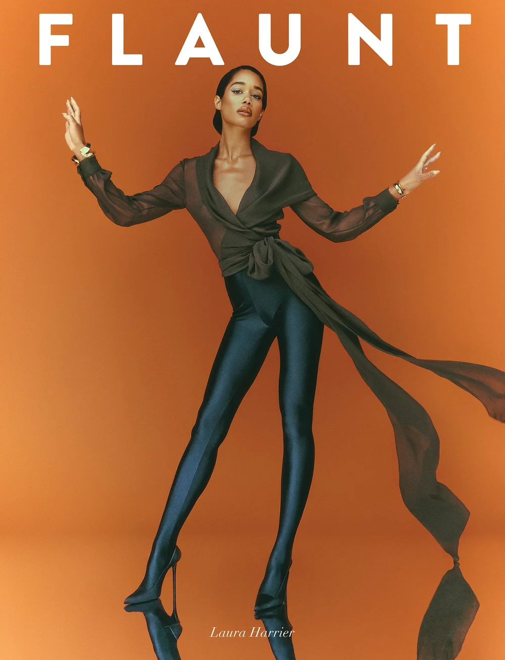 Laura Harrier Is A Sensual Siren in Flaunt 187 by Chrisean Rose — Anne ...