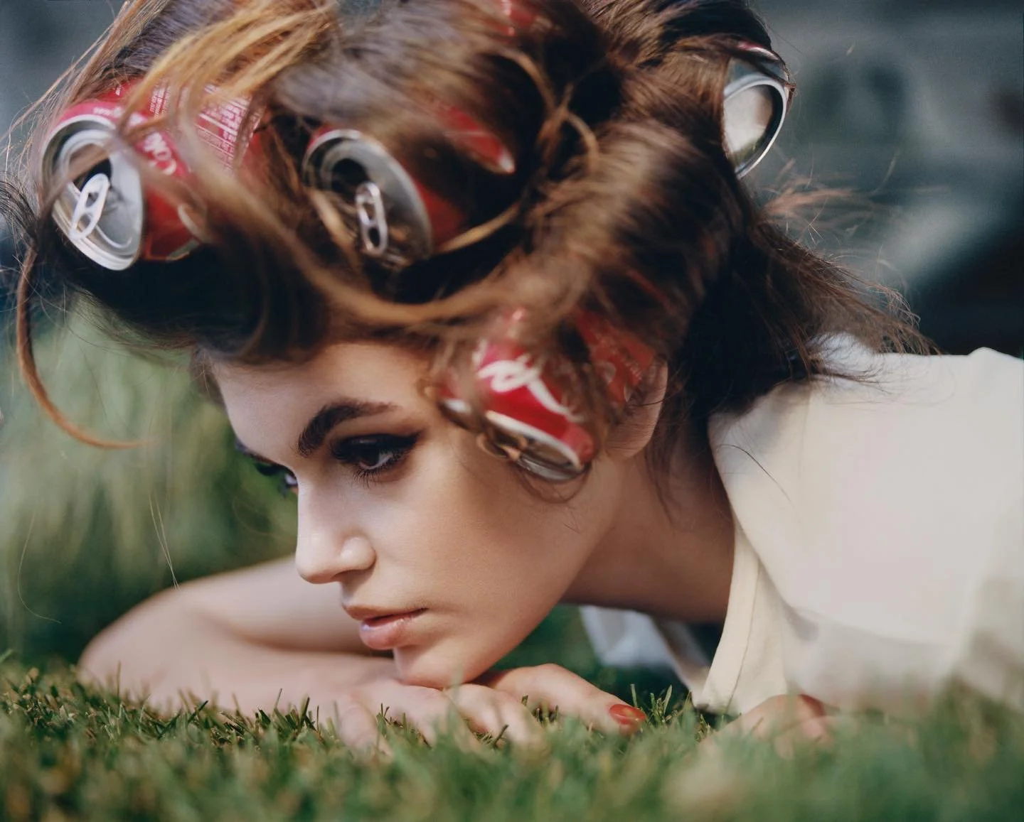 Kaia Gerber's Big Hair Lensed by Tyler Mitchell for i-D No. 371 — Anne ...