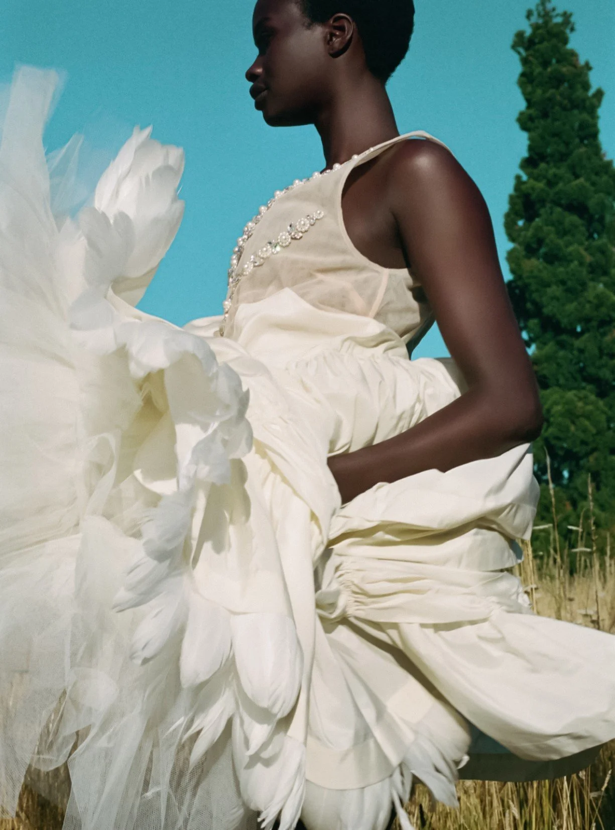 Fatou Jobe in 'Days of Heaven' for Harper's Bazaar UK October — Anne of ...