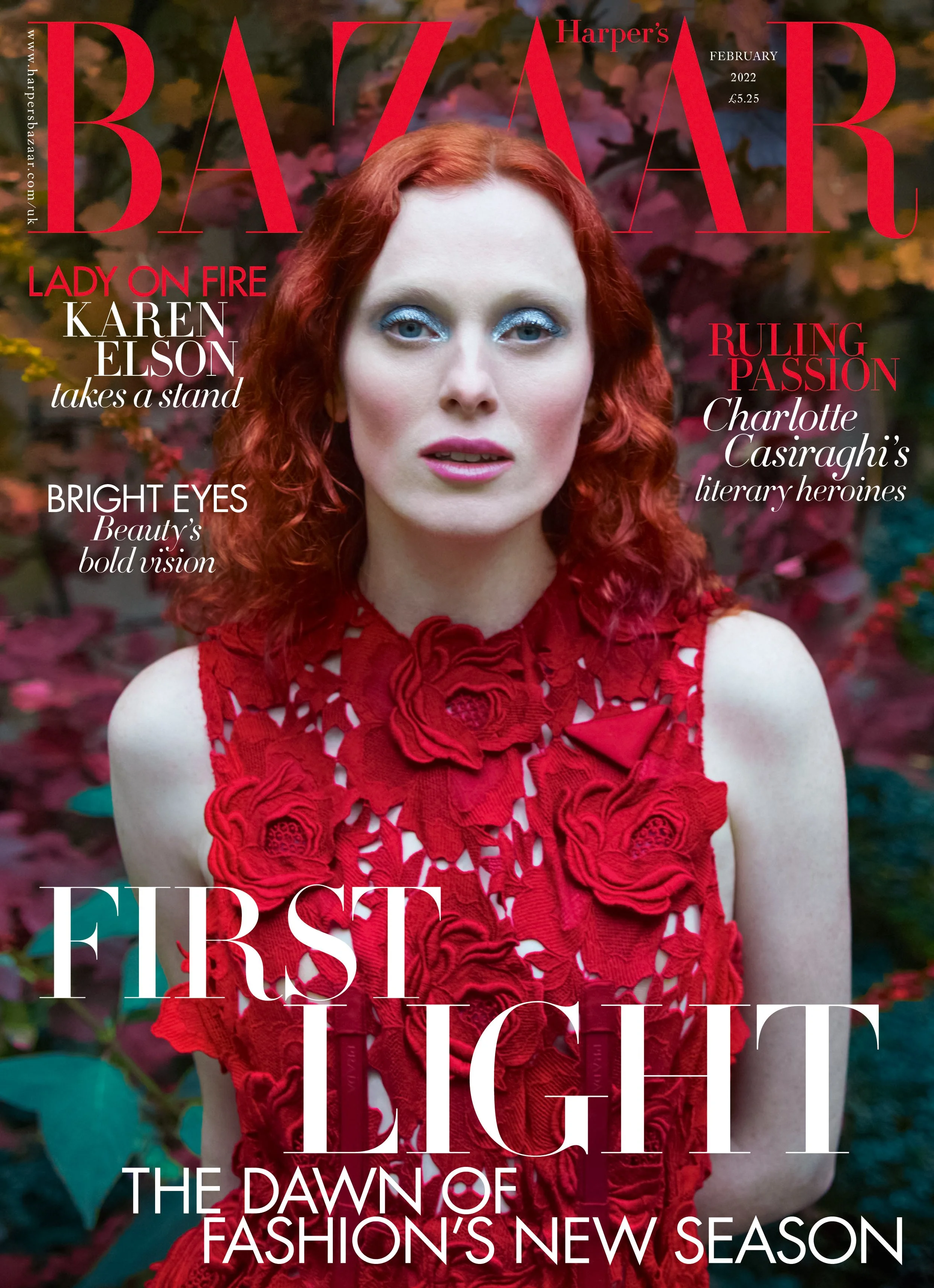 Karen Elson in 'Brighter Future' for Harper's Bazaar UK February 2021 ...