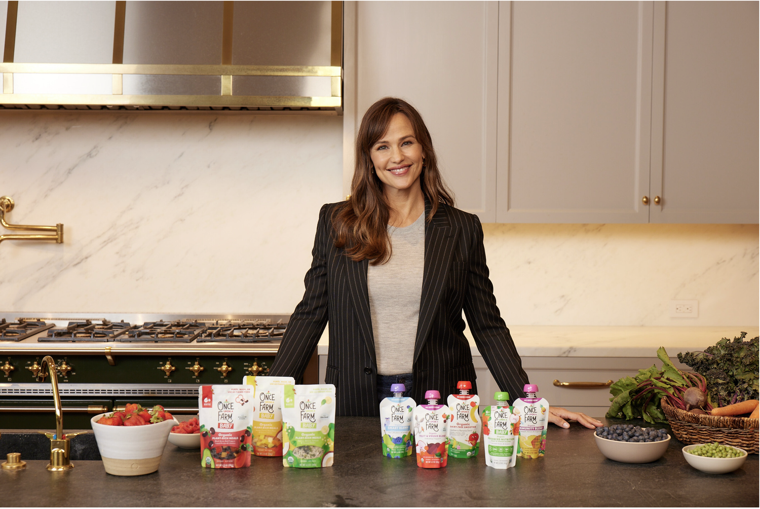 AOC Revisits Jennifer Garner's Once Upon a Farm As PBC Kids Food ...