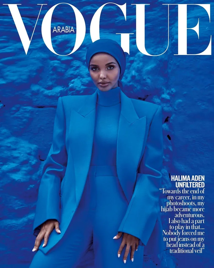 Halima Aden Takes A Bow With Four Vogue Arabia May Covers — Anne of ...