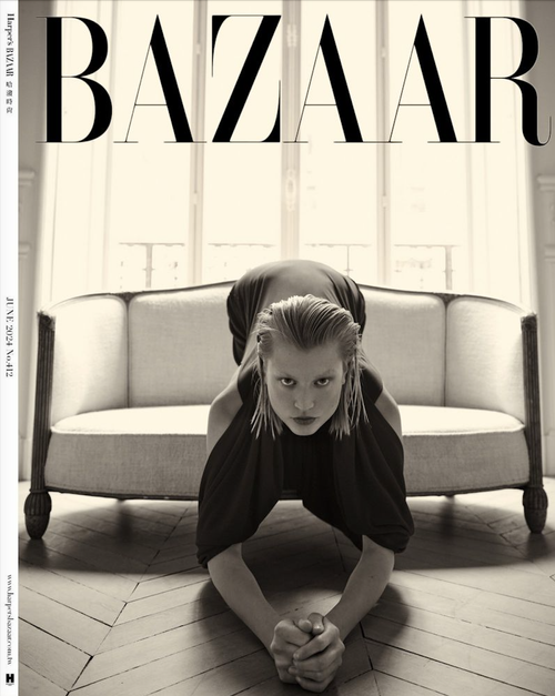 Michelle Laff in 'Paris' by Dima Hohlov for Bazaar Taiwan July 2024 ...