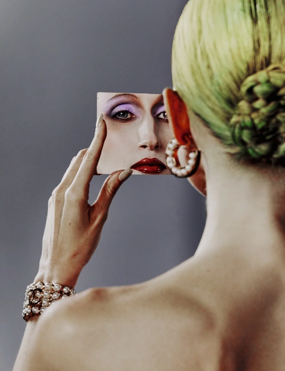 Anna Cleveland's by Carlijn Jacobs AnOther Magazine SS2024 — Anne of ...