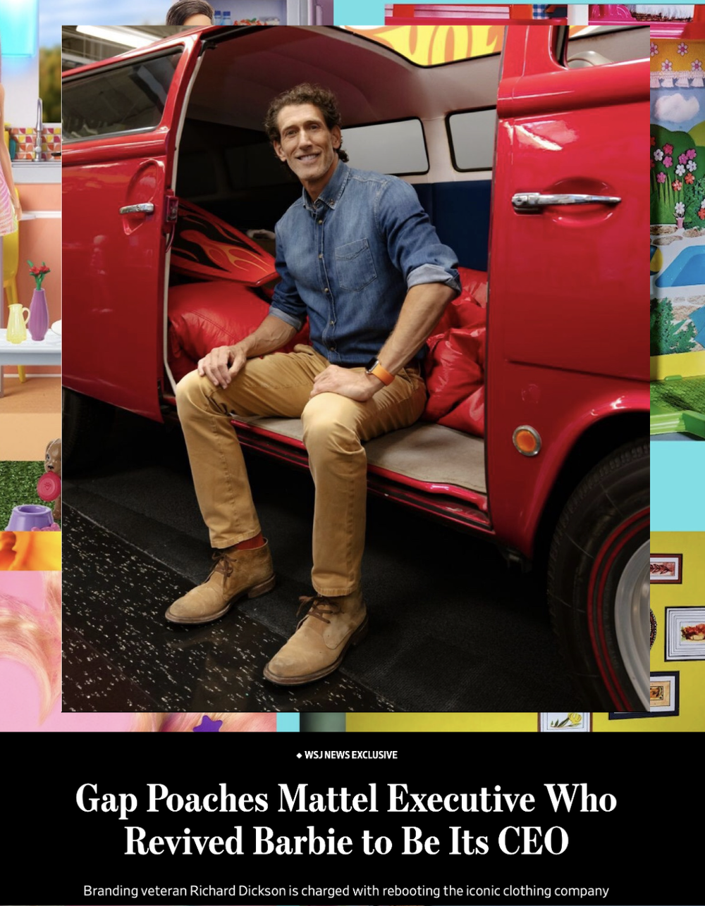 New GAP CEO, Mattel's Prez & COO Richard Dickson Is a Superlative Hire ...