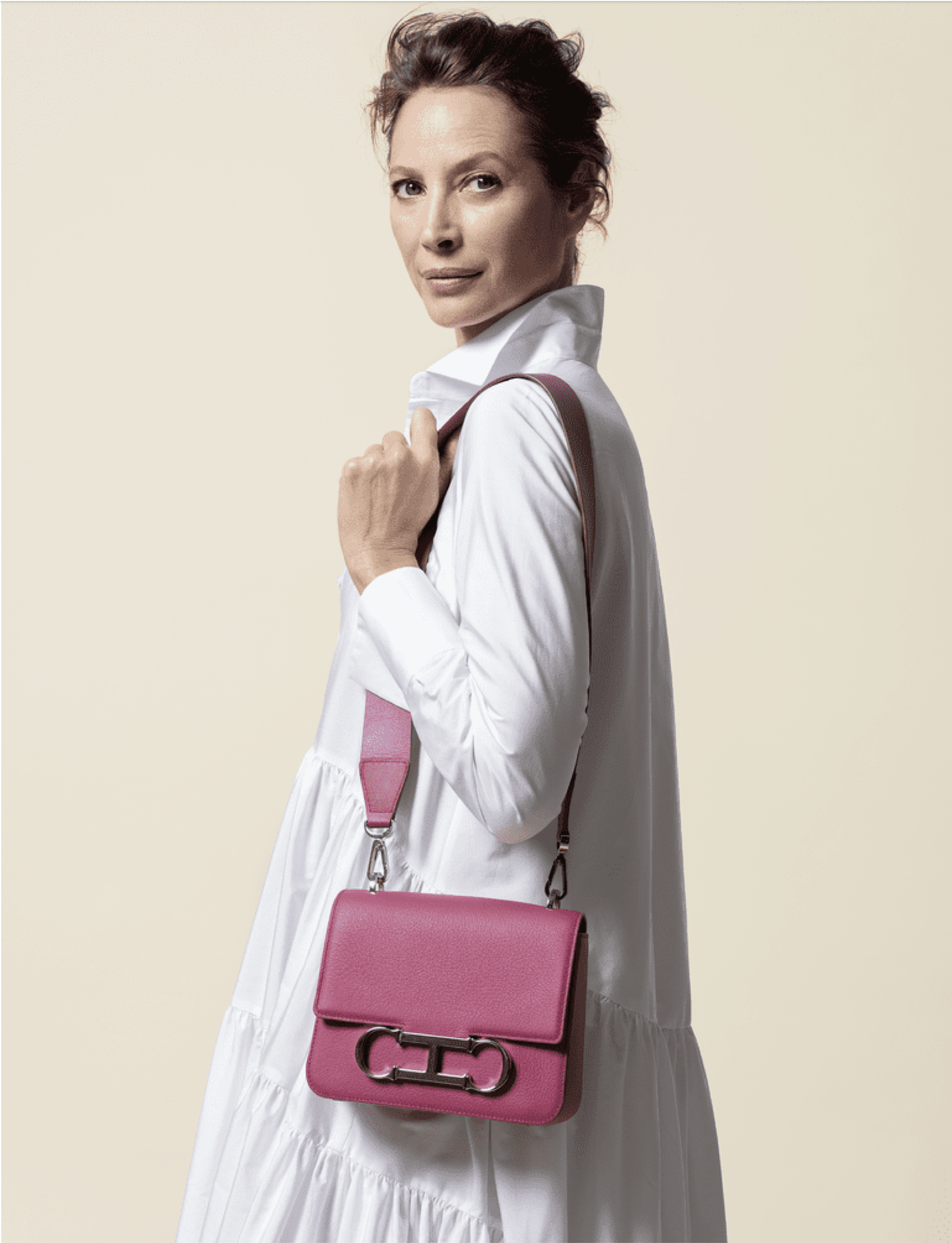Christy Turlington for CH Carolina Herrera 'Insignia' Bags by Brigitte ...