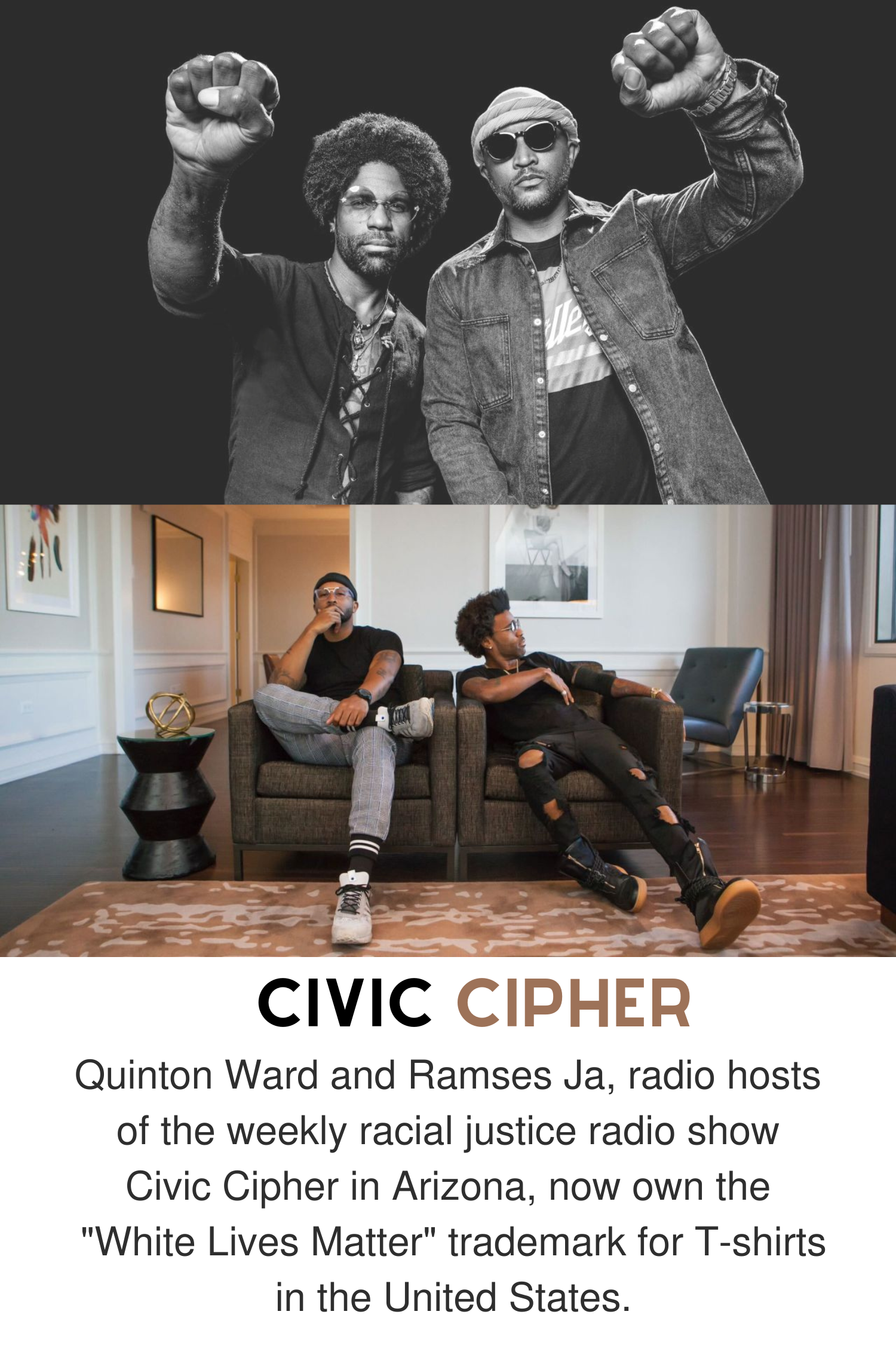 The Civic Cipher Guys Own the White Lives Matter Trademark — Anne of ...
