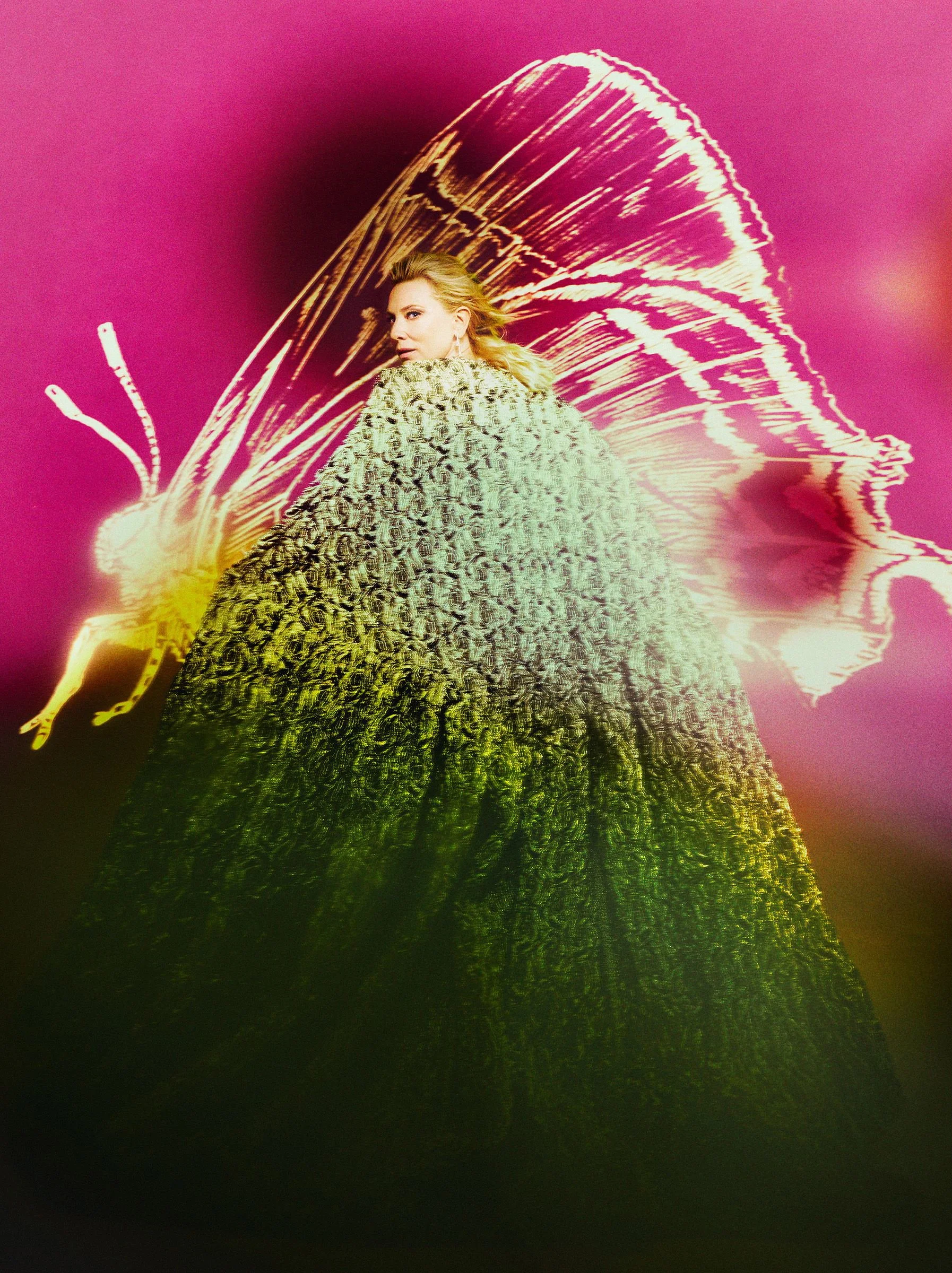 Cate Blanchett and Es Devlin in Natural World Harper's Bazaar UK — Anne ...