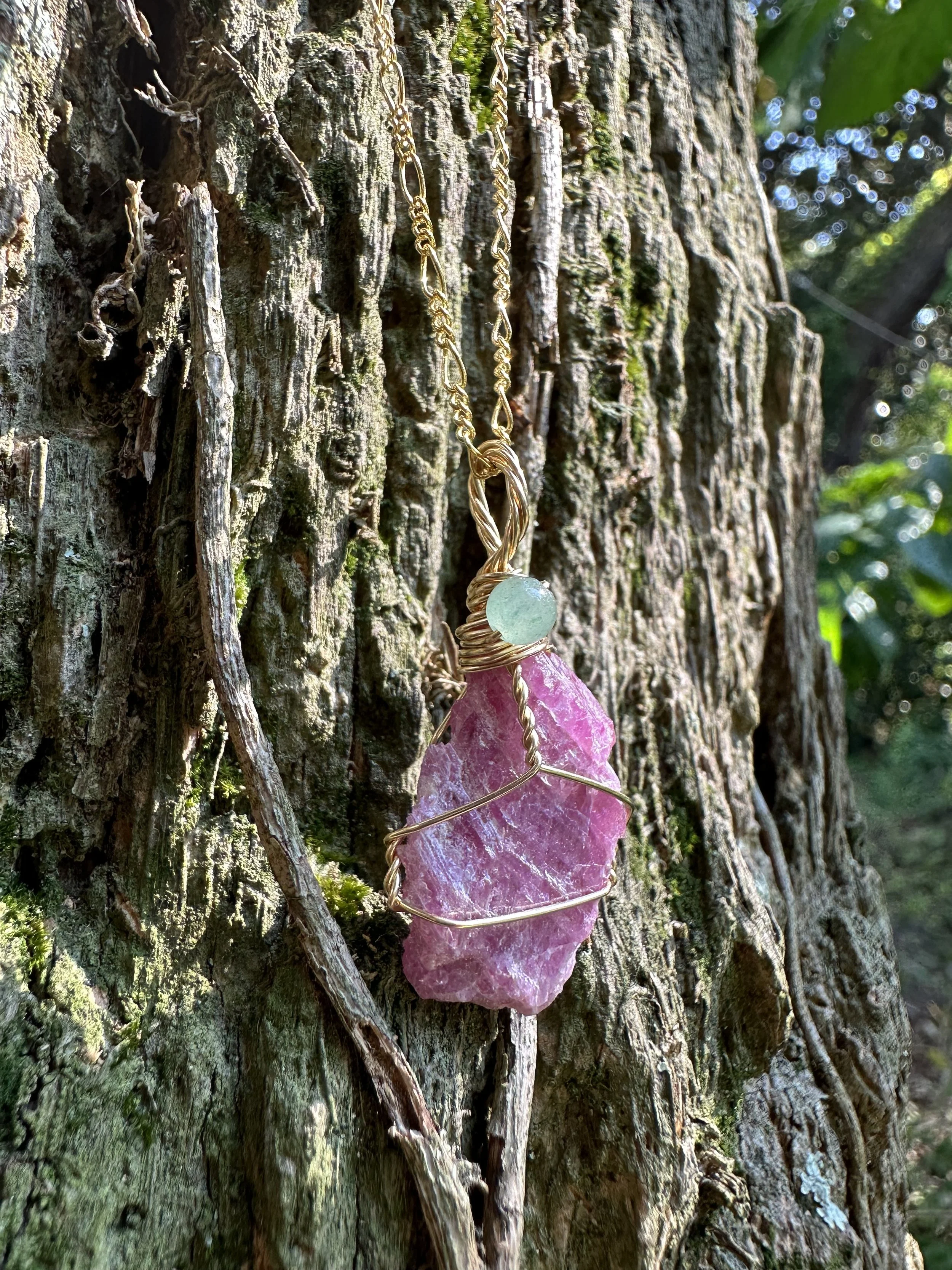 Peachy Keen Handcrafted Healing Crystal Jewelry