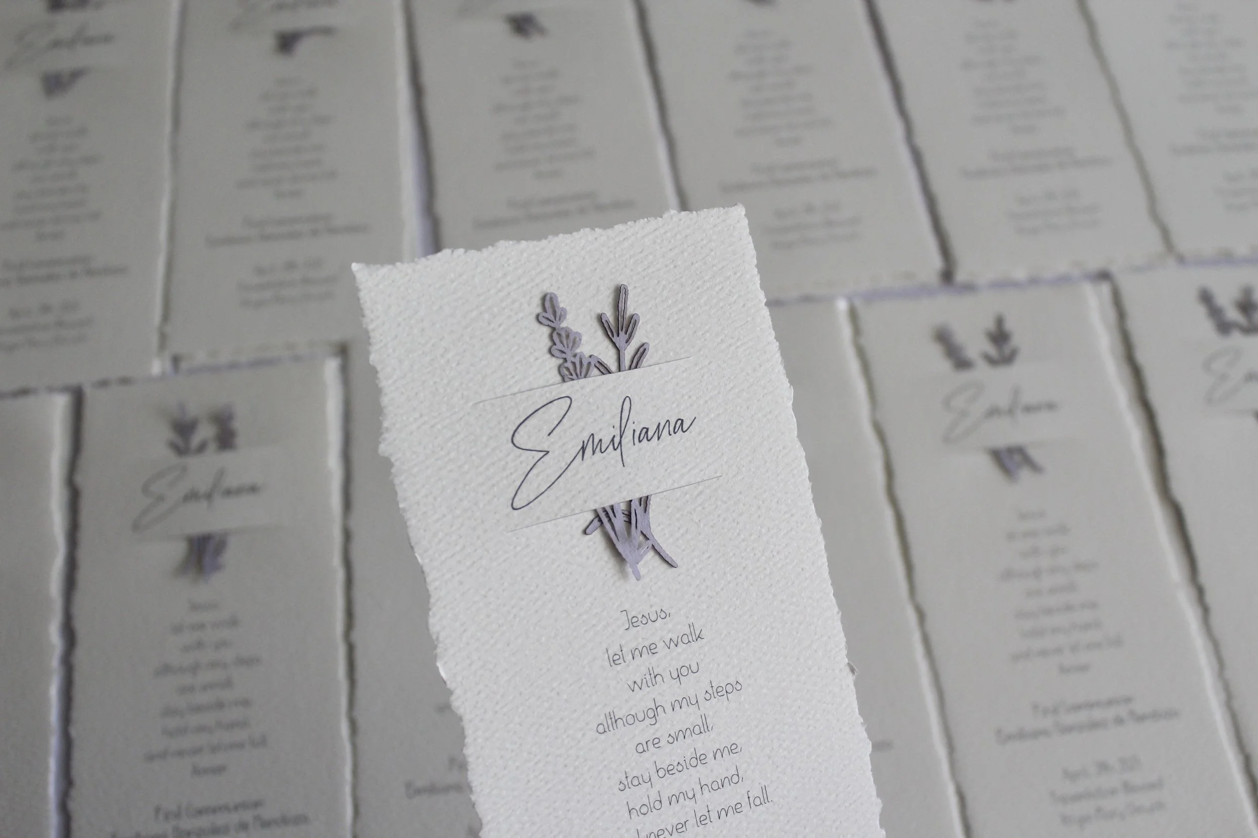 Package Design, cards and favors