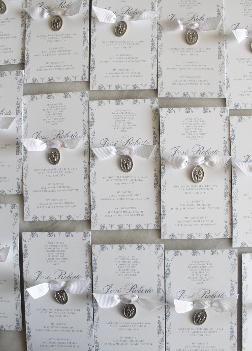 Package Design, cards and favors