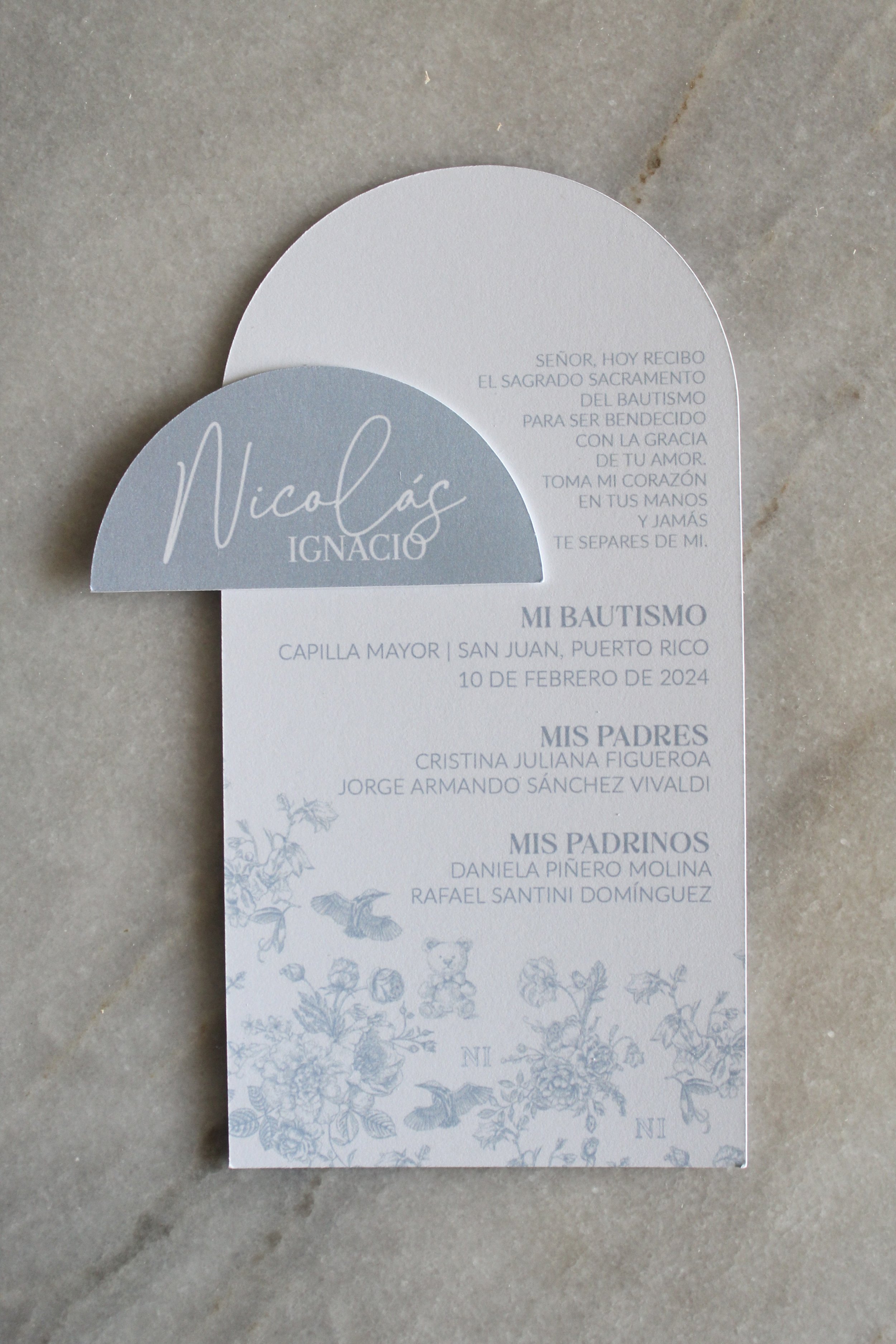 Package Design, cards and favors