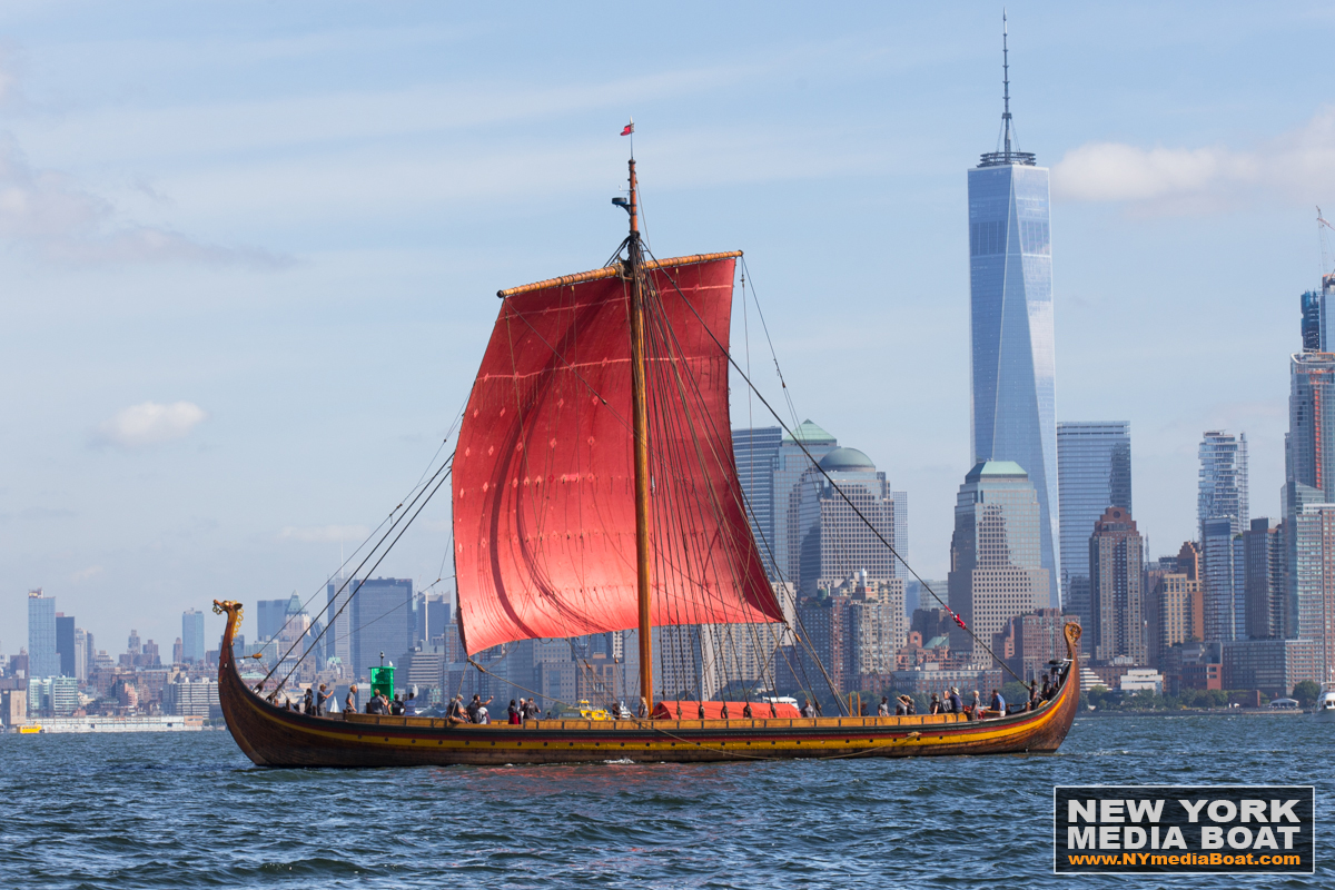 Viking Invasion of New York Harbor — New York Media Boat | Manhattan ...