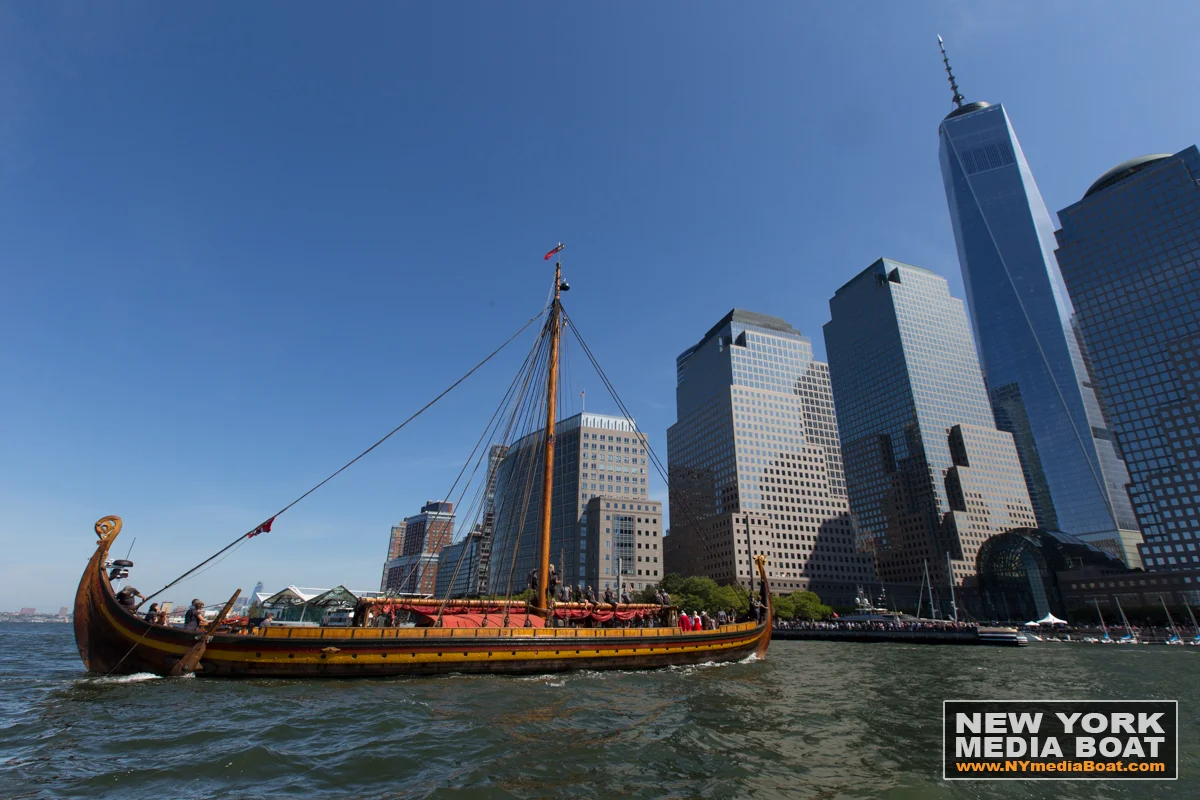 Viking Invasion of New York Harbor — New York Media Boat | Manhattan ...