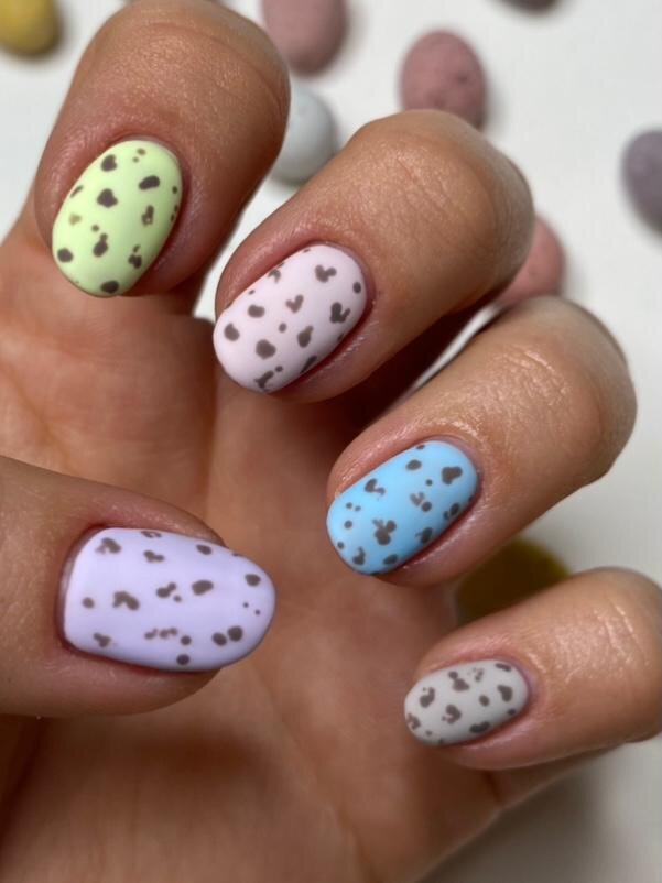 Mini Egg Nails For Easter - Step By Step Guide