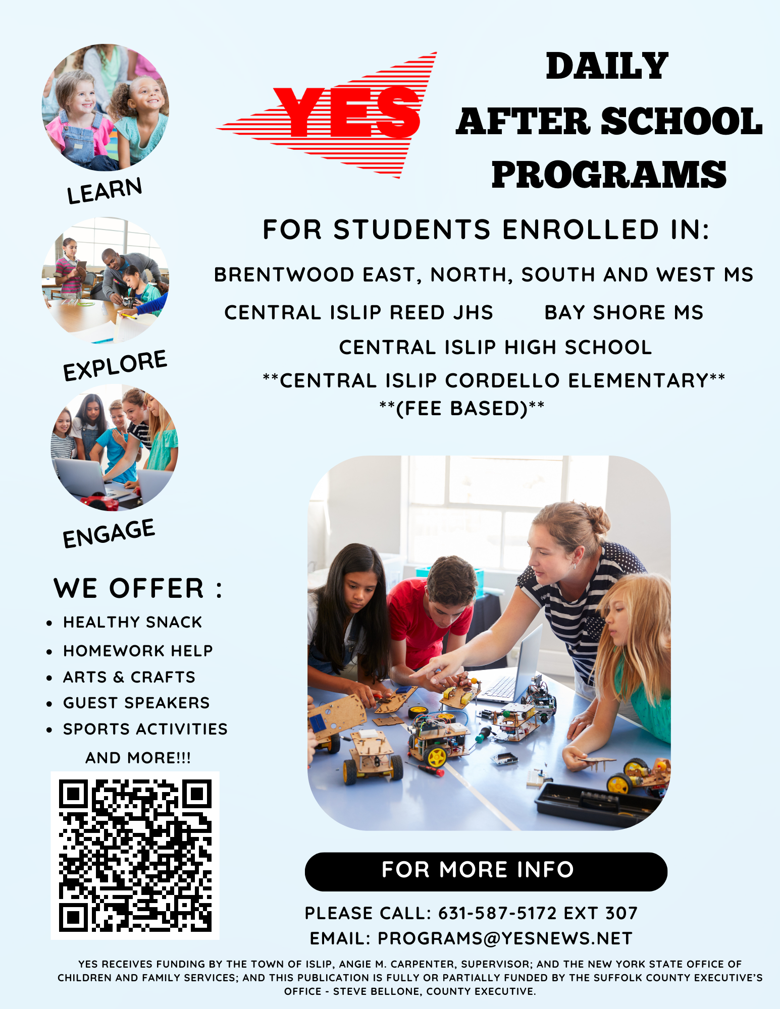 Supervised After School and School Age Child Care Programs — Youth ...