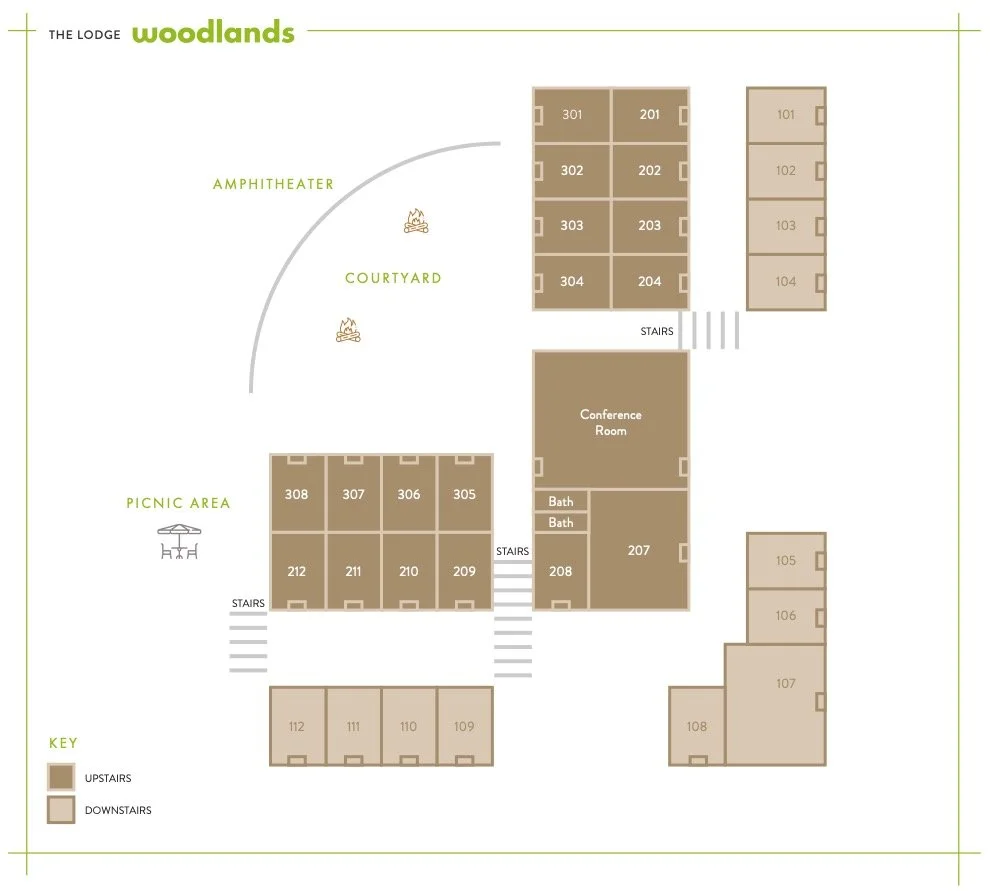 Retreat Map — Woodlands Camp