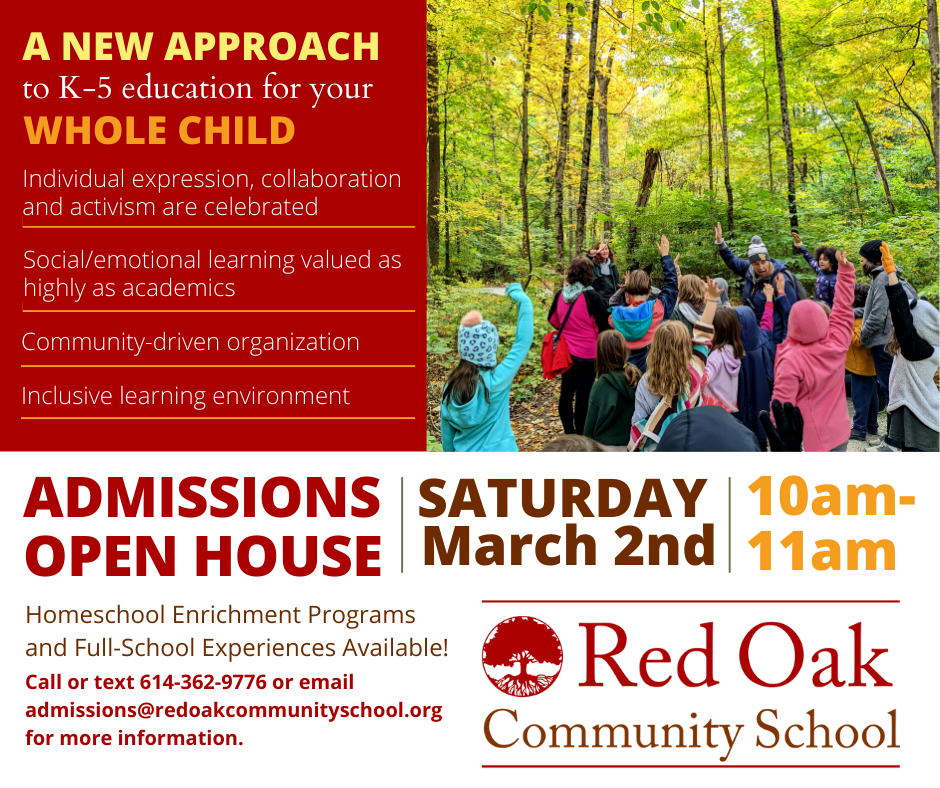 Red Oak Community School is an urban, nature-immersion elementary ...