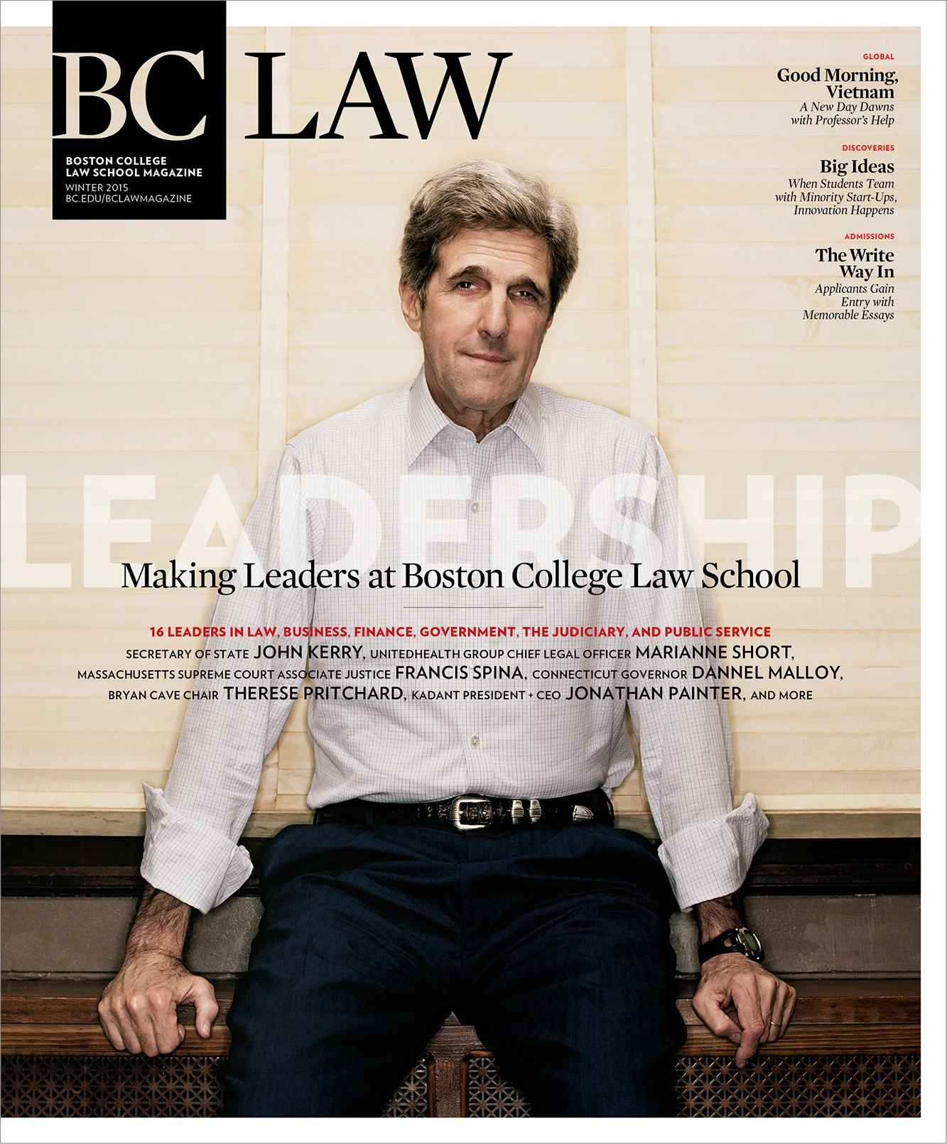 BC Law School Magazine — Seven Elm | A Full-Service Creative Agency