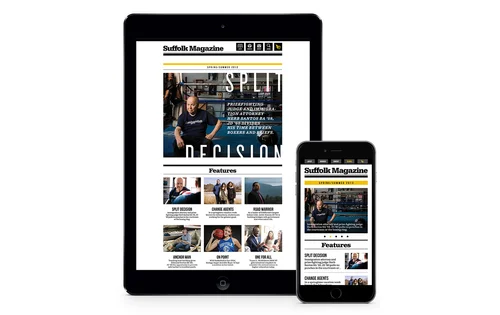 Suffolk University Magazine — Seven Elm | A Full-Service Creative Agency