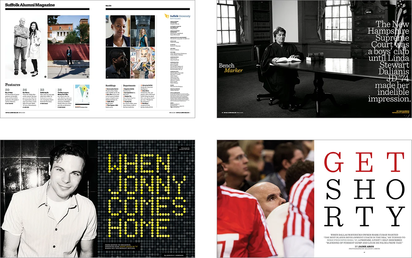 Suffolk University Magazine — Seven Elm | A Full-Service Creative Agency
