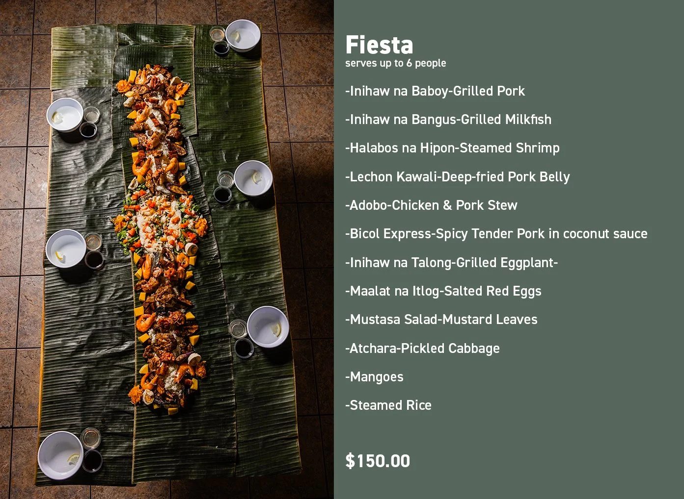 How-to Kamayan — Villa Manila