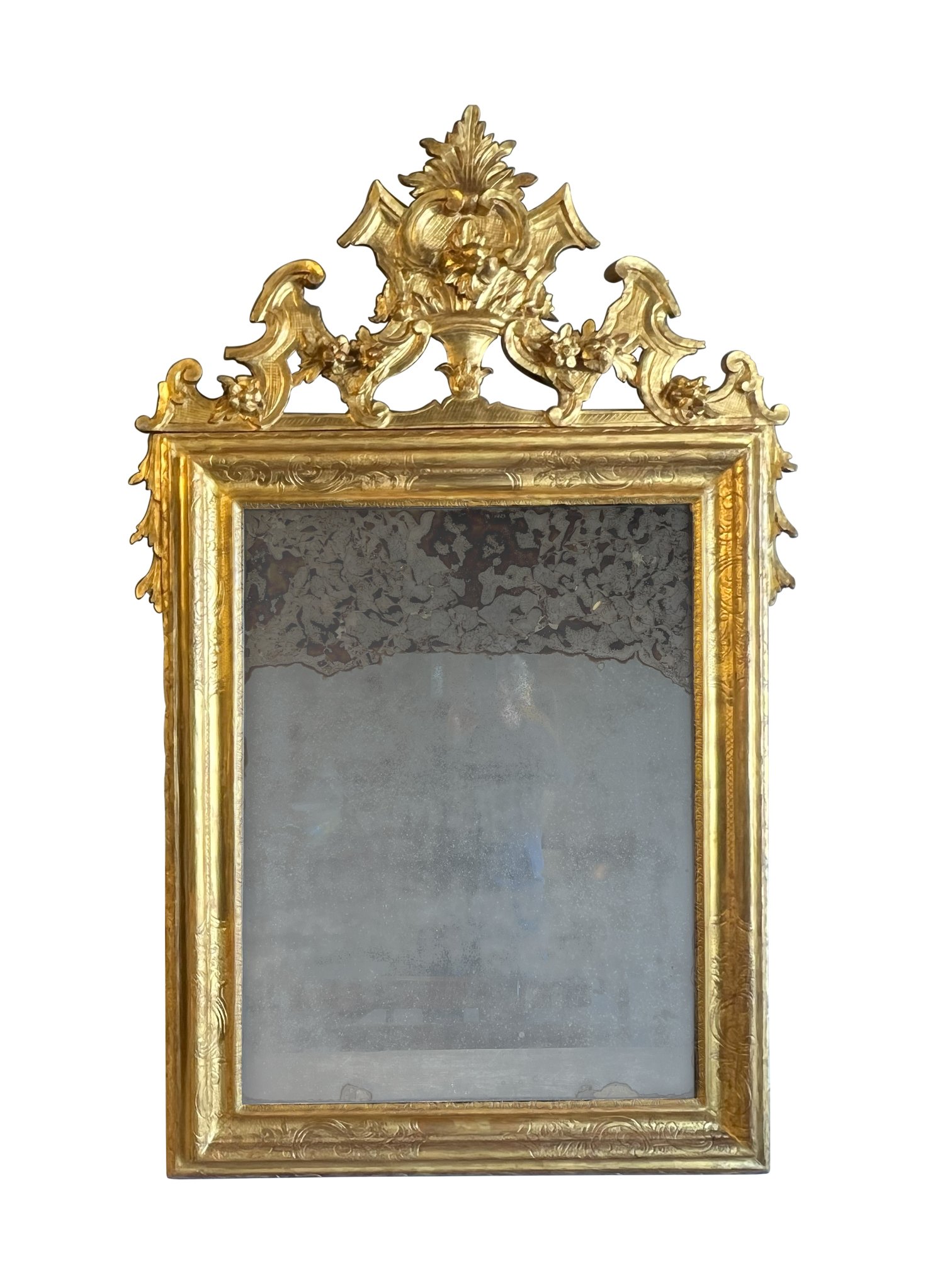 Incredible Antique Italian Pair of Luigi XIV 17th Century Gilded ...