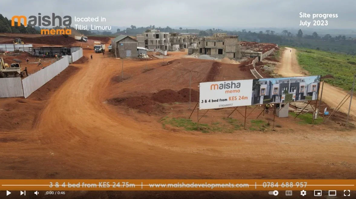 Maisha Mema Progress on Site — Block 45