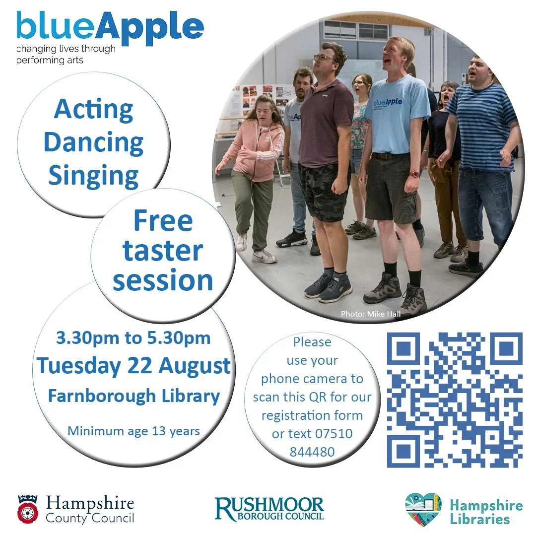 Free taster session at Farnborough Library — Blue Apple