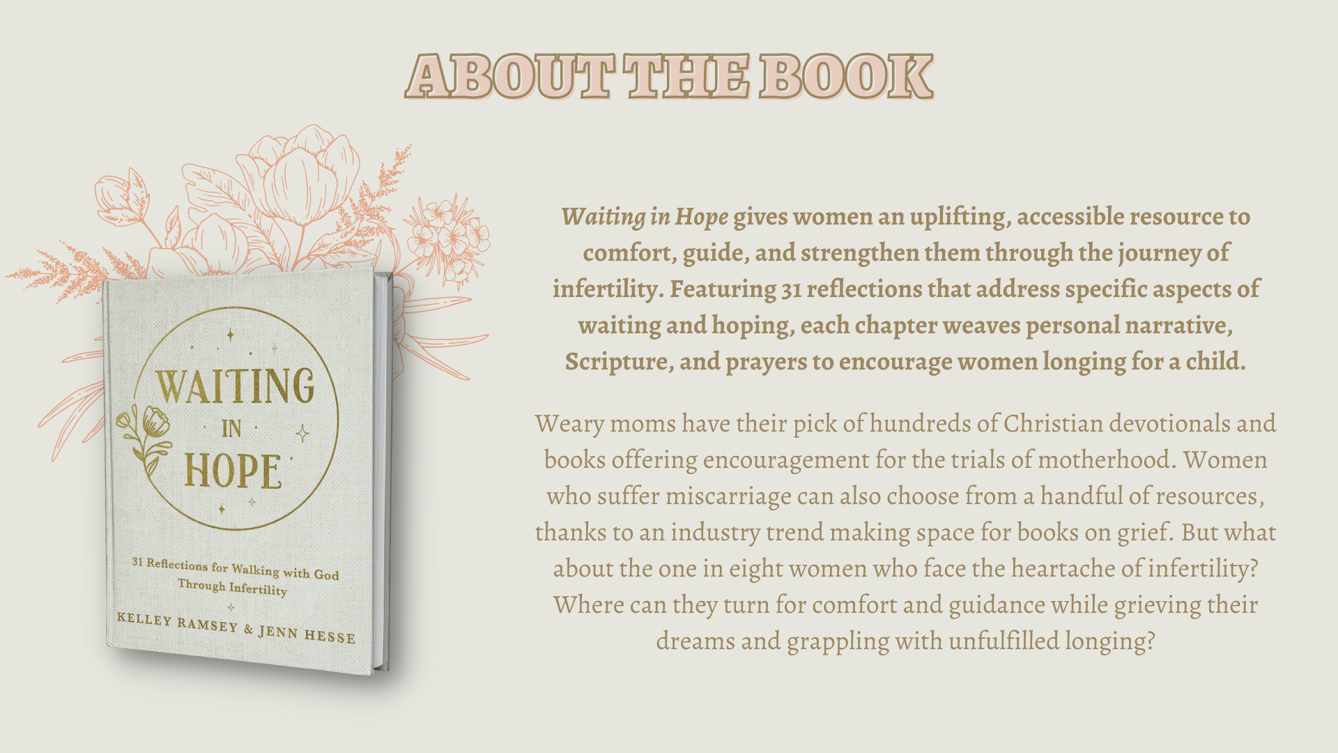 Waiting In Hope Book — WAITING IN HOPE MINISTRIES