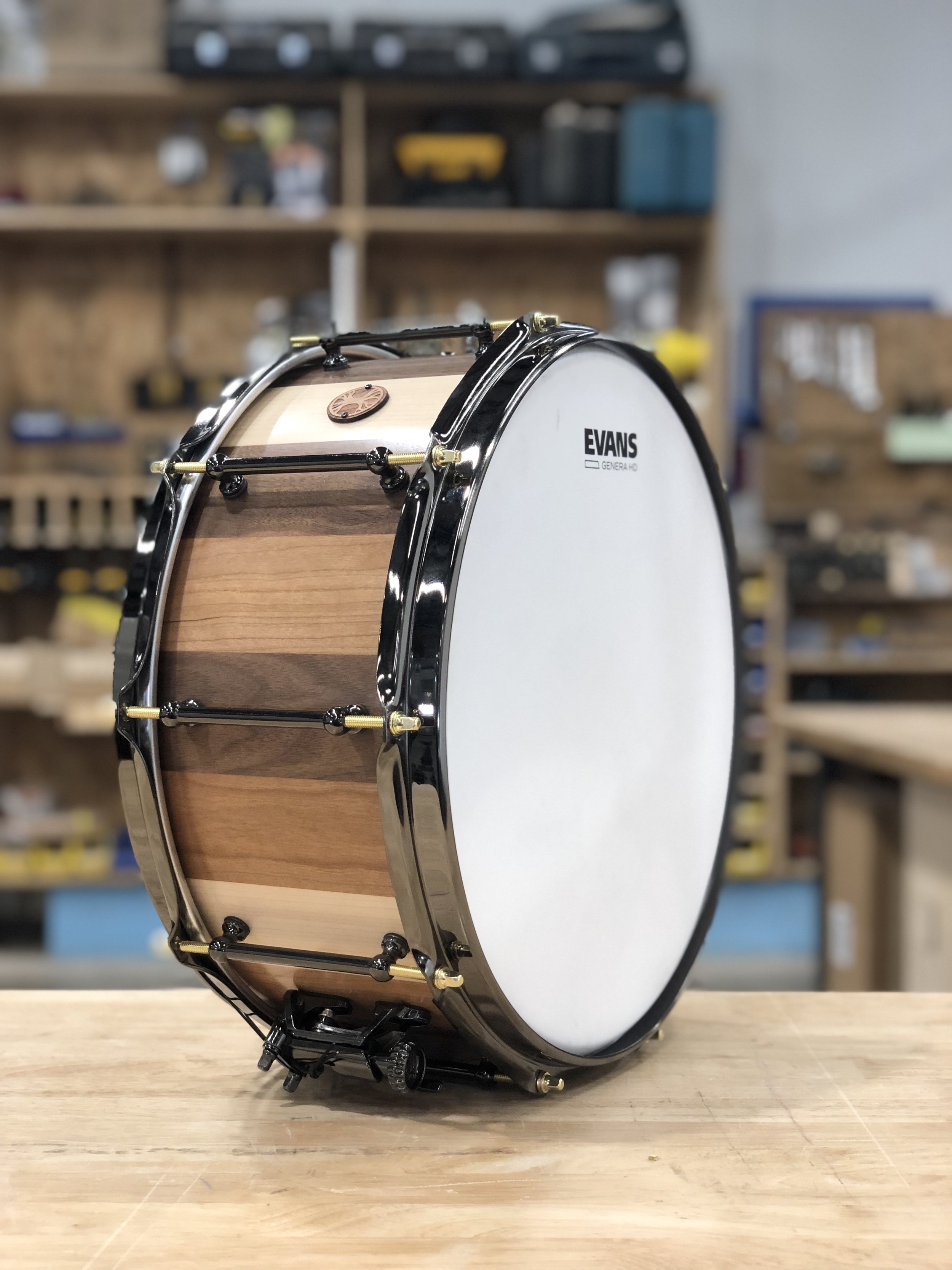 Customizable Tri-Wood Stave Snare — Philadelphia Drum Company