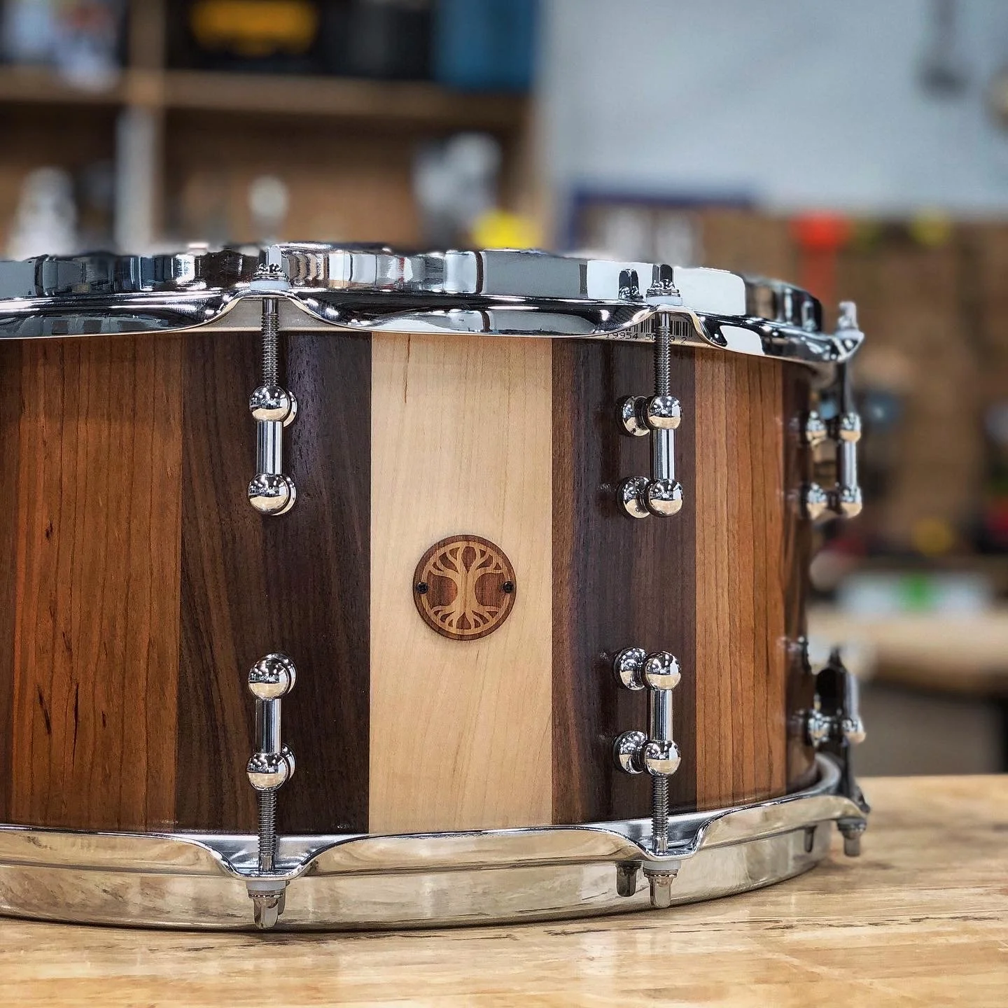 Customizable Tri-Wood Stave Snare — Philadelphia Drum Company