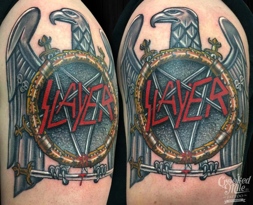 Slayer Eagle Tattoo